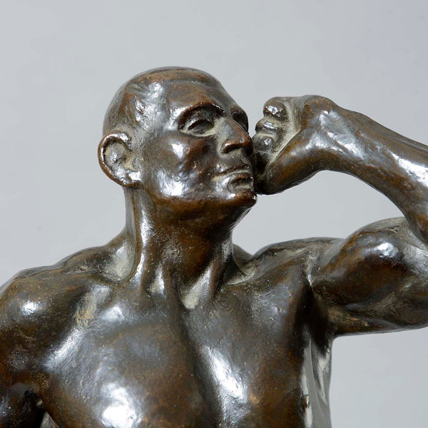 Bronze of Naked Athlete - Anthony Outred