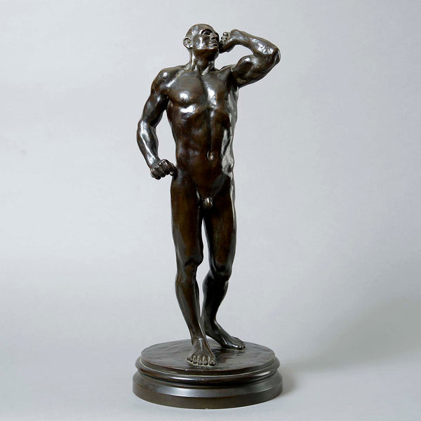 Bronze of Naked Athlete - Anthony Outred